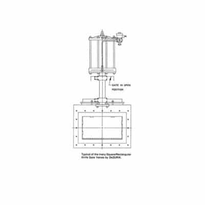 DeZURIK Square or Rectangular Knife Gate Valves (KSR) - DeZURIK